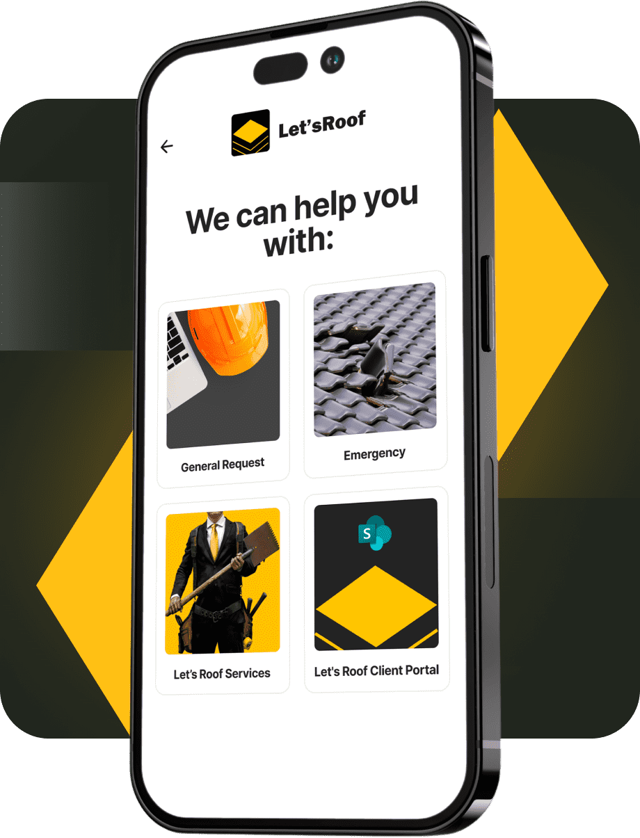 Download Let's Roof App | File Warranty Claims or Service Requests
